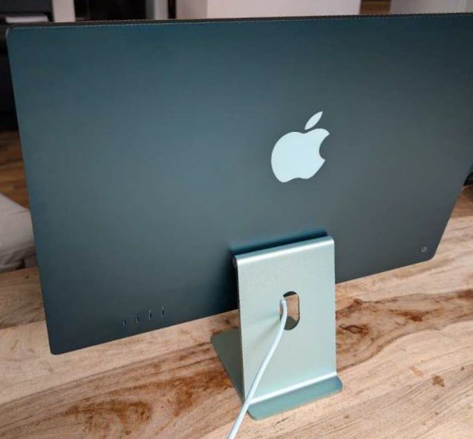 iMac 24” M1 MINT GREEN ZELENI – 512GB SSD – odličan, ispravan! R1
