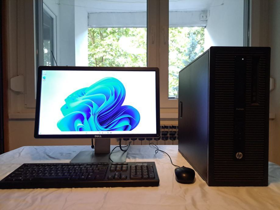 Komplet HP Prodesk G1, DELL P2214 monitor, miš i tipkovnica