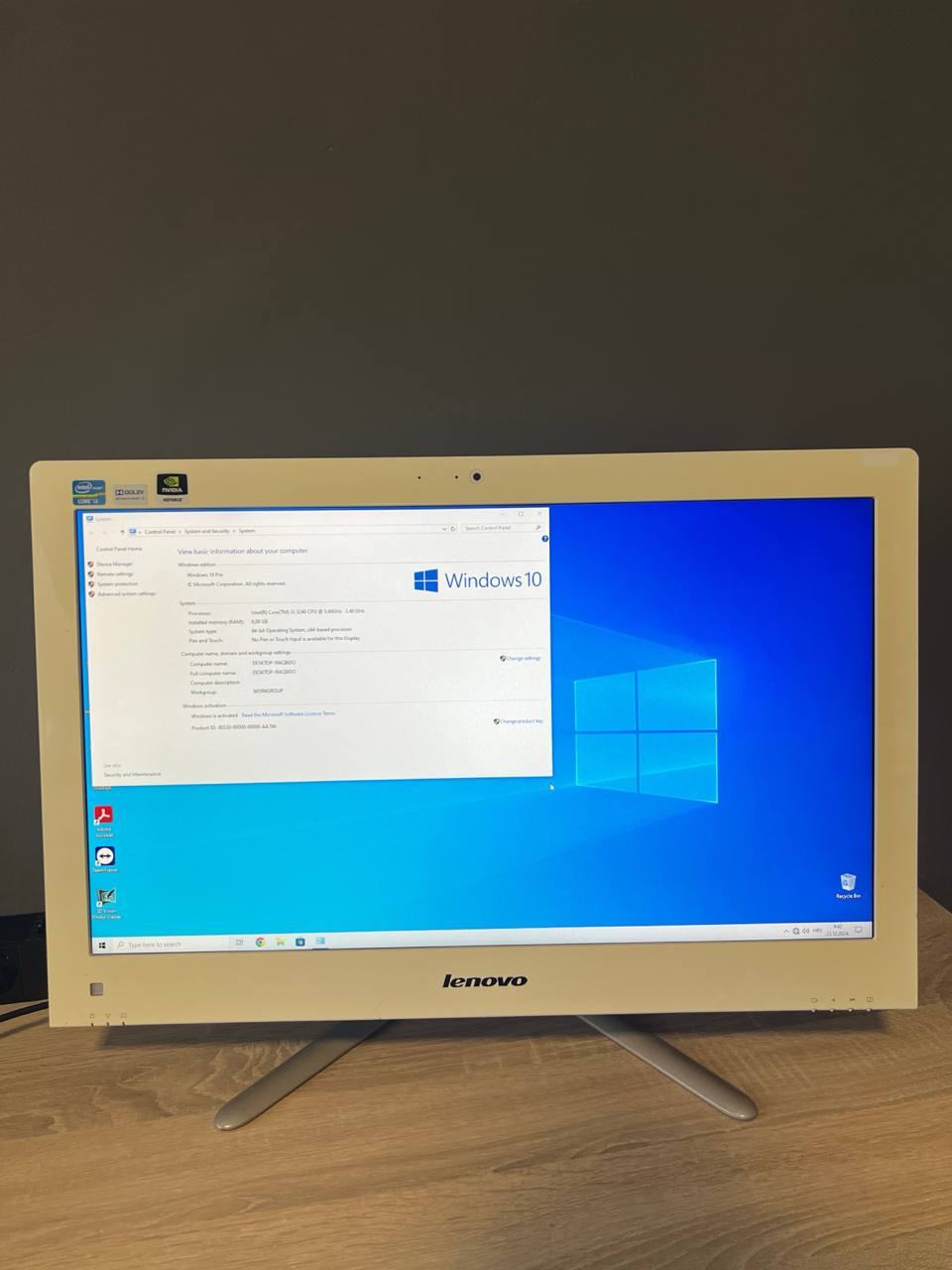 Lenovo C540 AIO - Intel i3 3240 / 8GB RAM / 120GB SSD / NVIDIA 615