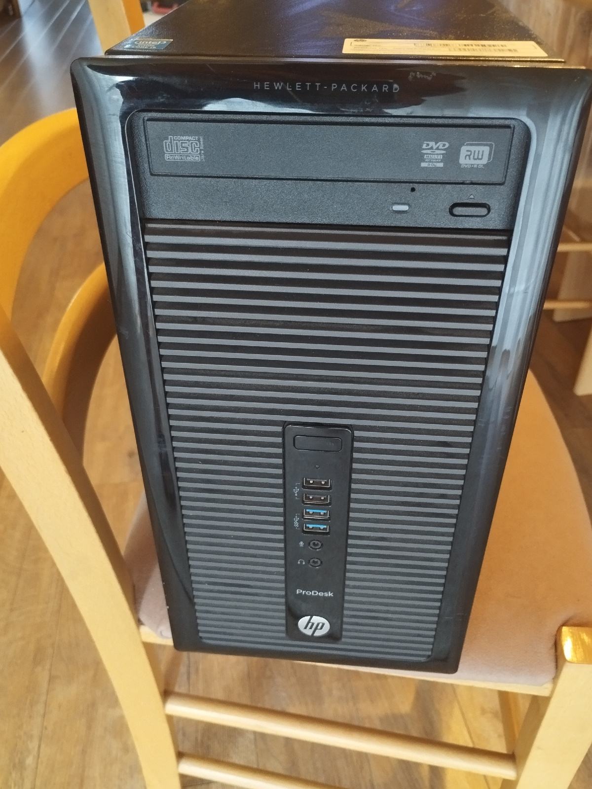 PC HP ProDesk 400 G1 MT i3 4130 ,8gb ddr3, 120gb SSD,500gb HDD Wind 11