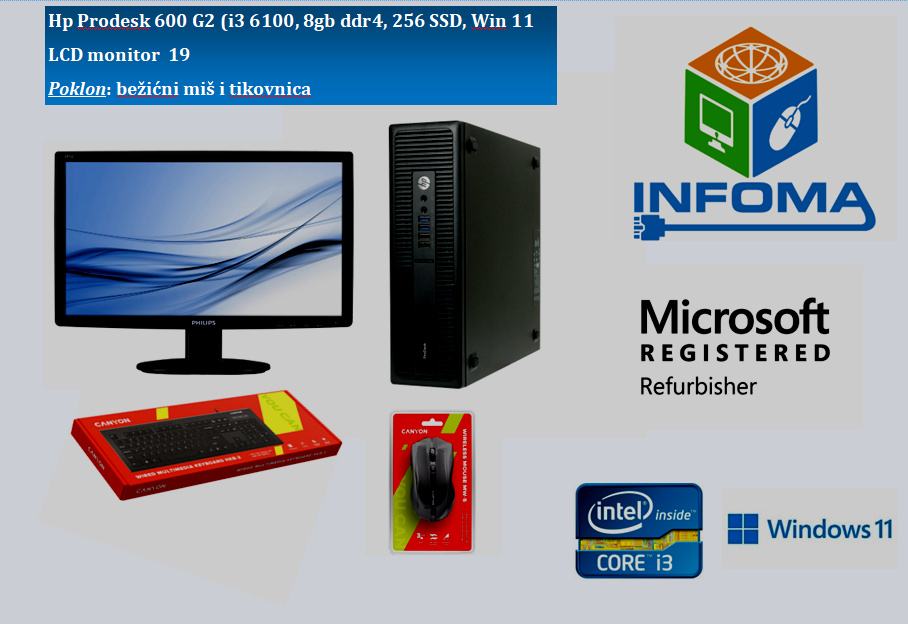 Pc Hp, monitor i periferija / Jamstvo / Račun