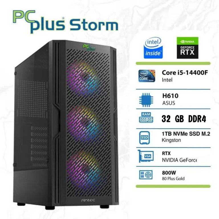 PCPLUS Storm i5-14400F 32GB 1TB NVMe SSD GeForce RTX 5070