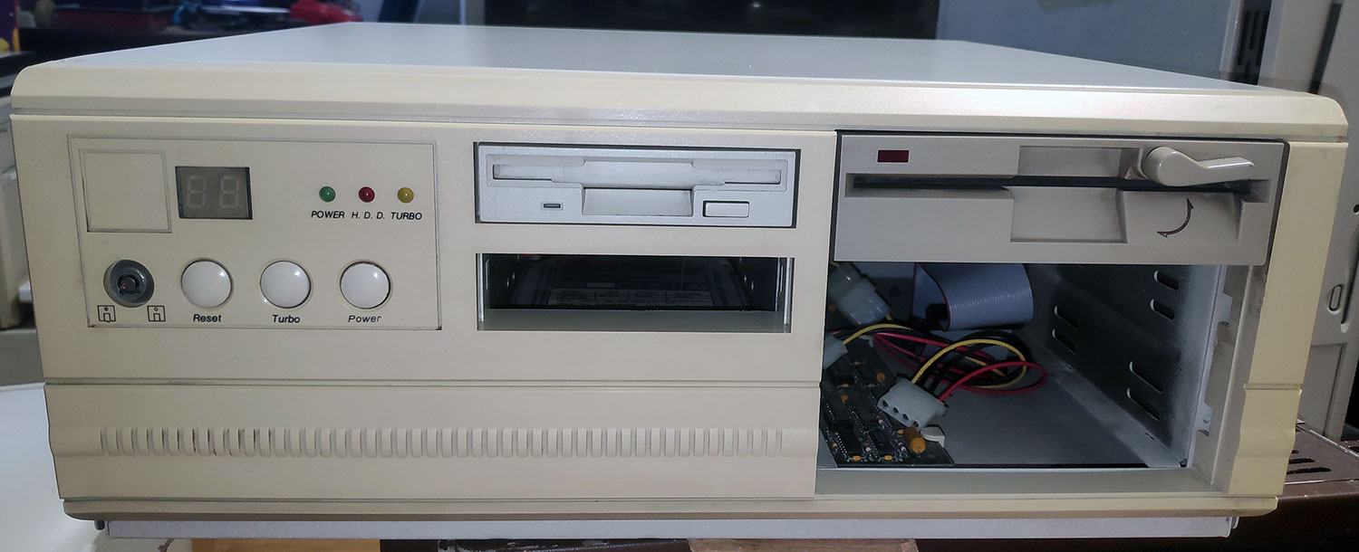 Retro PC Intel 386 DX 33mhz 386DX-33 s koprocesorom i387DX