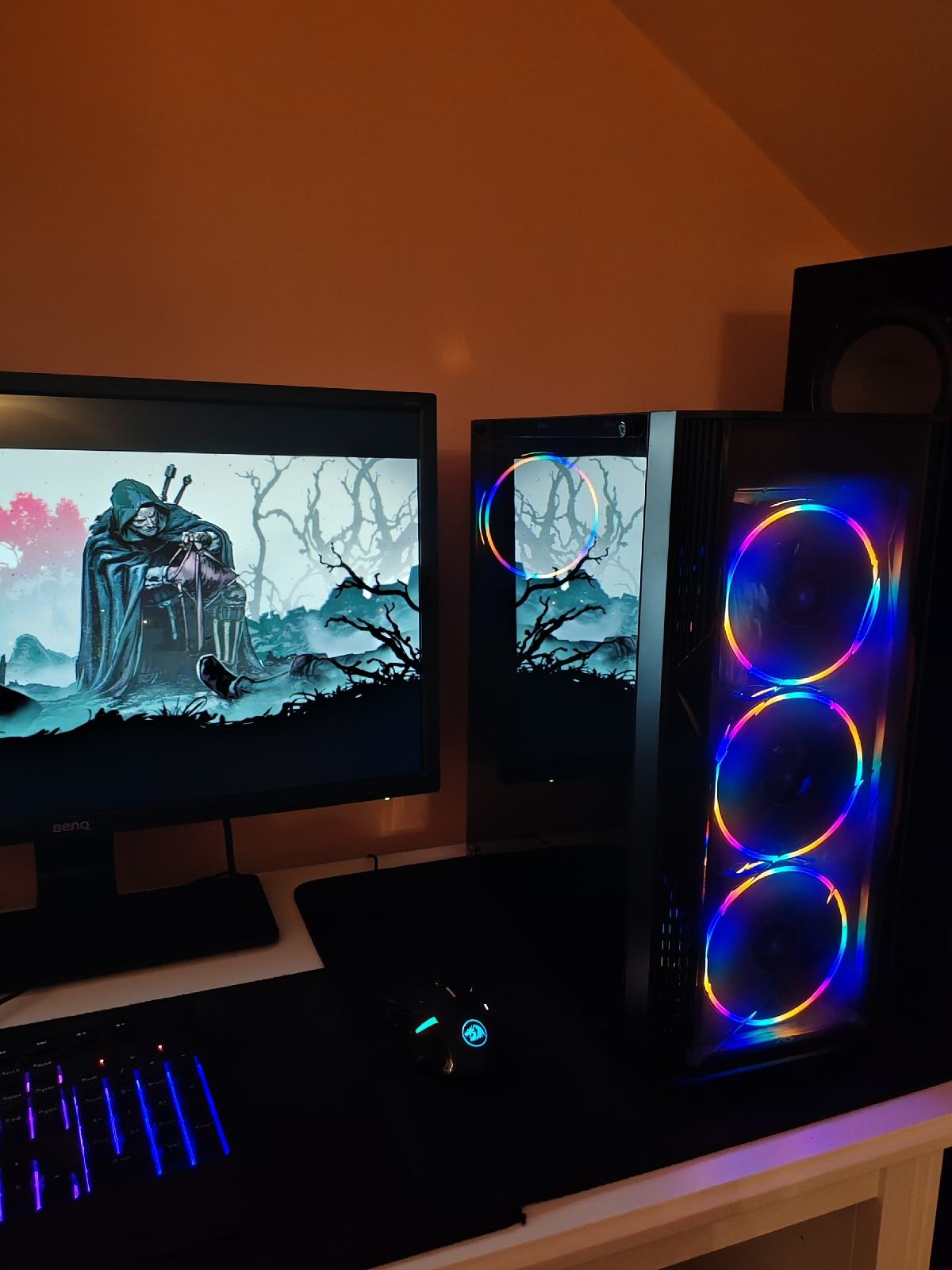 ⭐RGB Gaming PC⭐ Ryzen 5 5500•RX 6600 8GB•16GB•B550M•WINDOWS+OFFICE