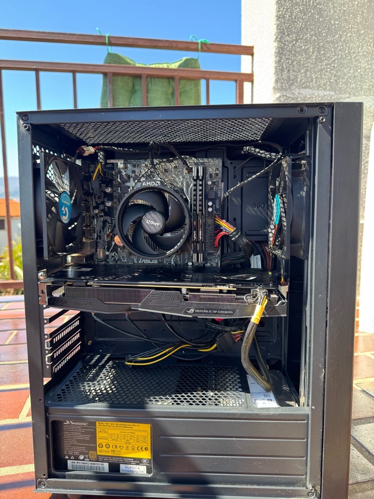 Ryzen 7 5700x//GTX 1070 Rog Setup komplet