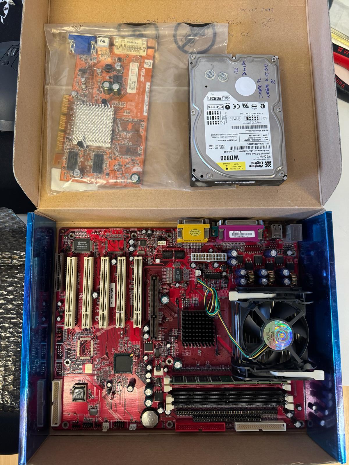 Socket 478 Matična+CPU+RAM+VGA+HDD