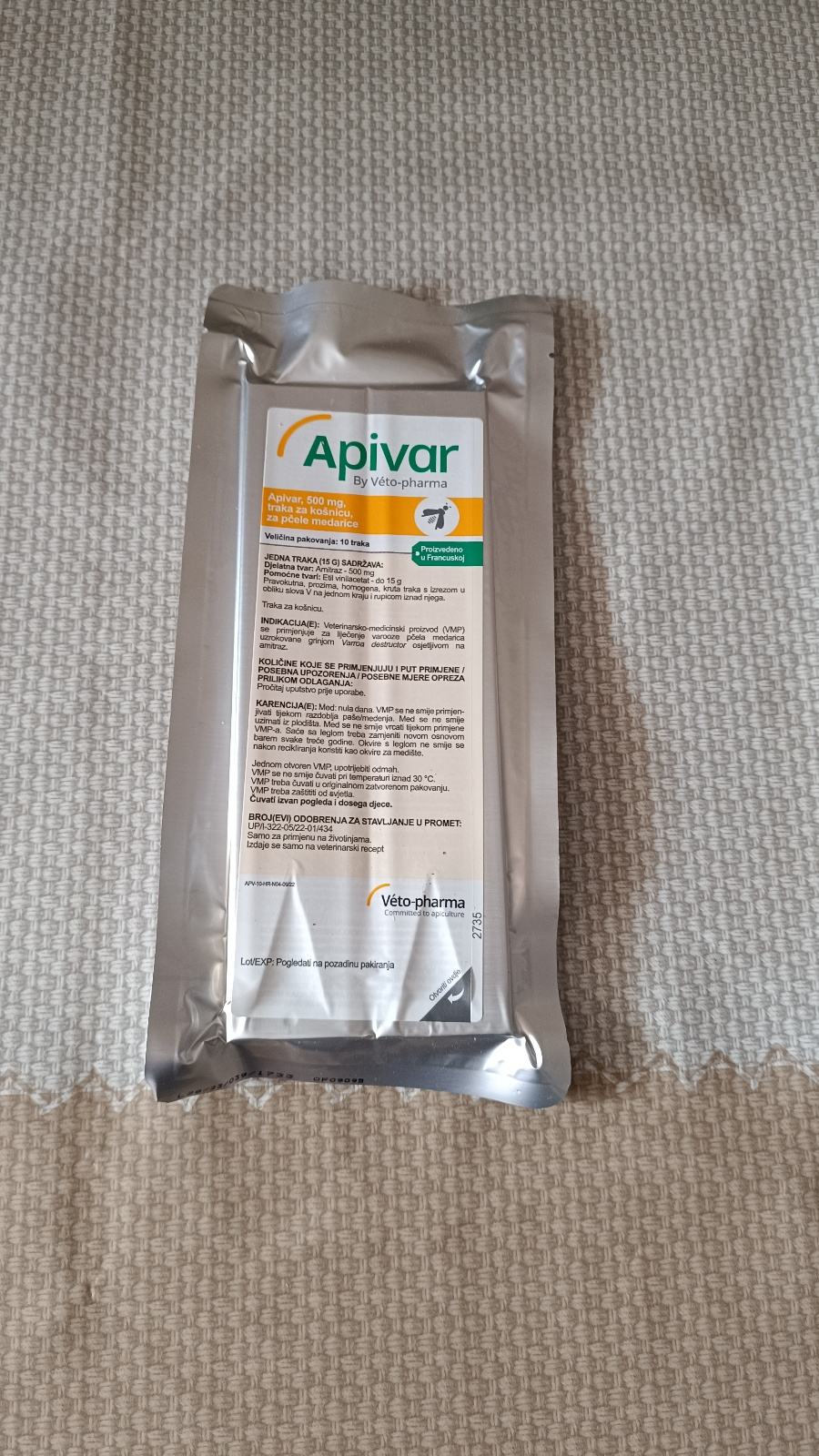 Apivar trakice