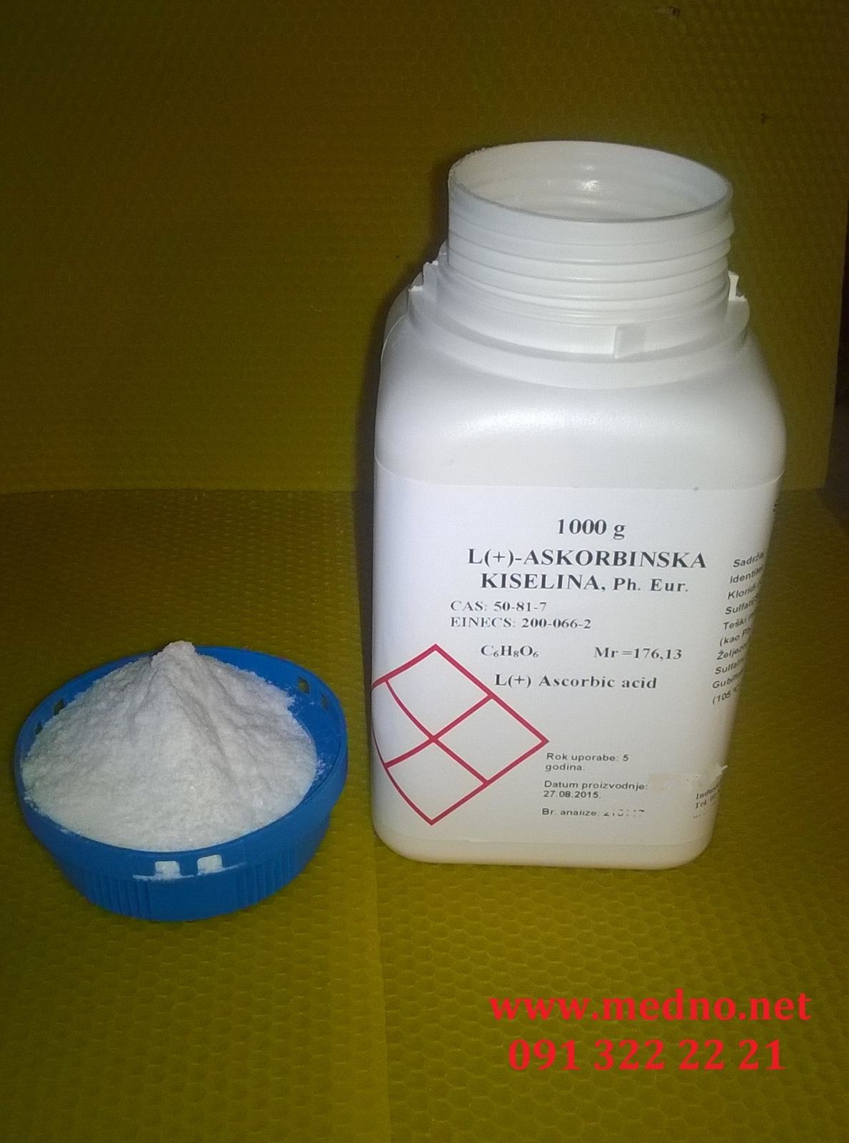 Askorbinska kiselina – Vitamin C 100 grama - medno.net