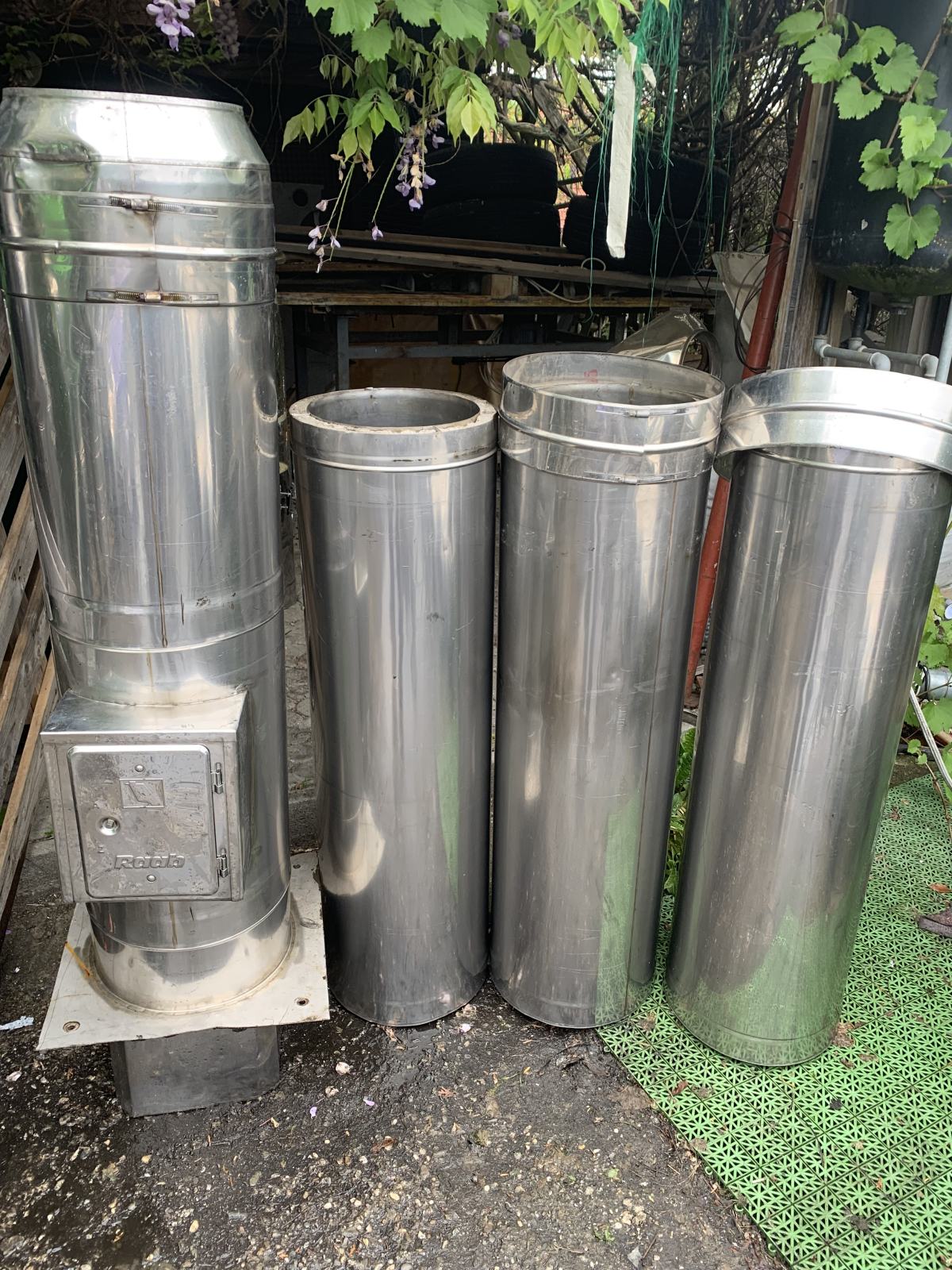 Dimnjak inox -dupli 250 mm