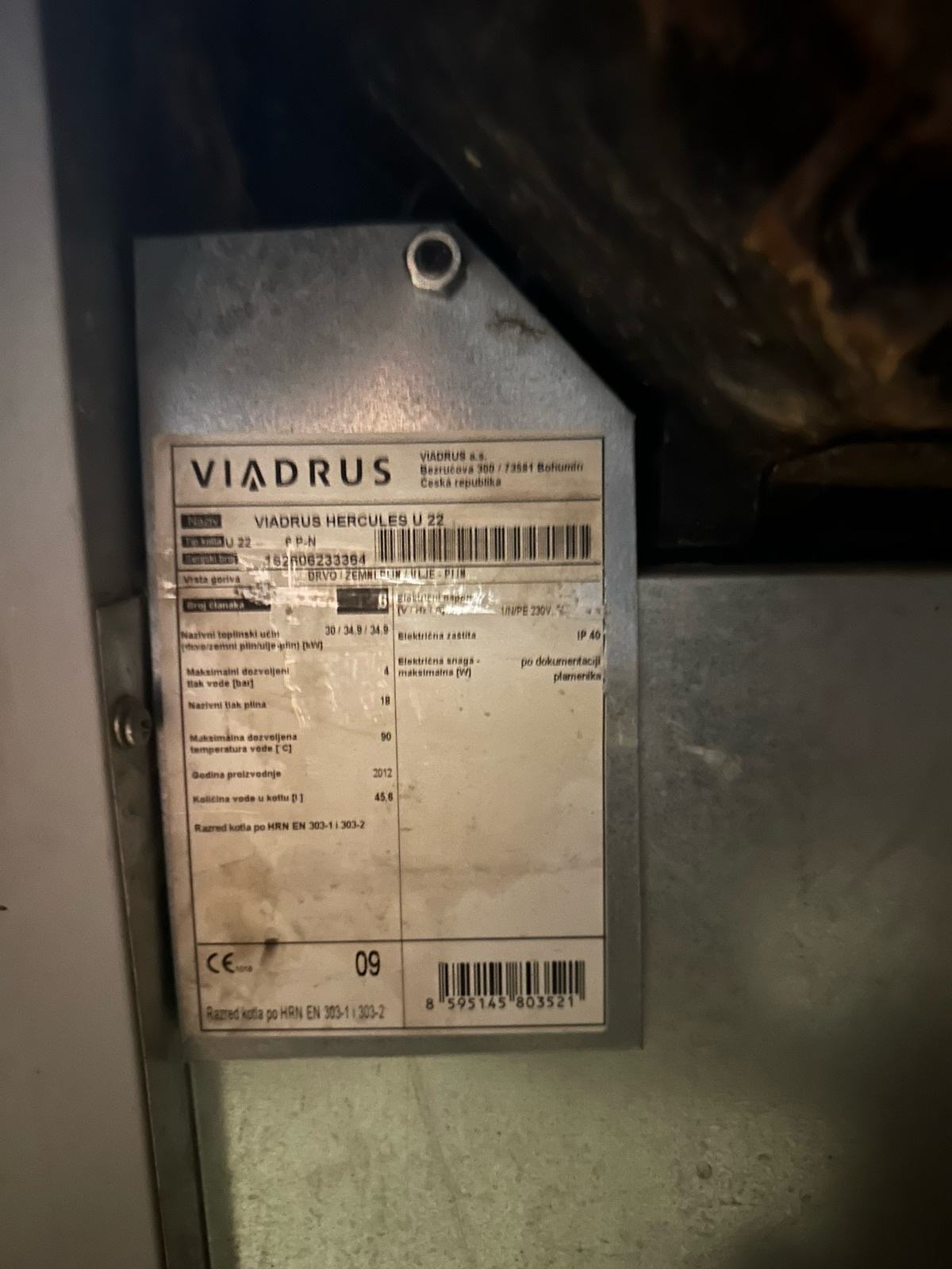 Peć na drva Viadrus