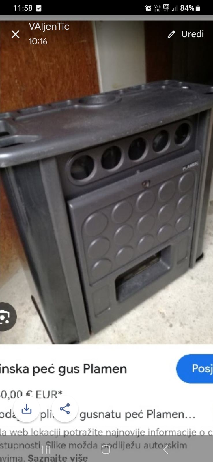 Plinska pec gusnata,Plamen