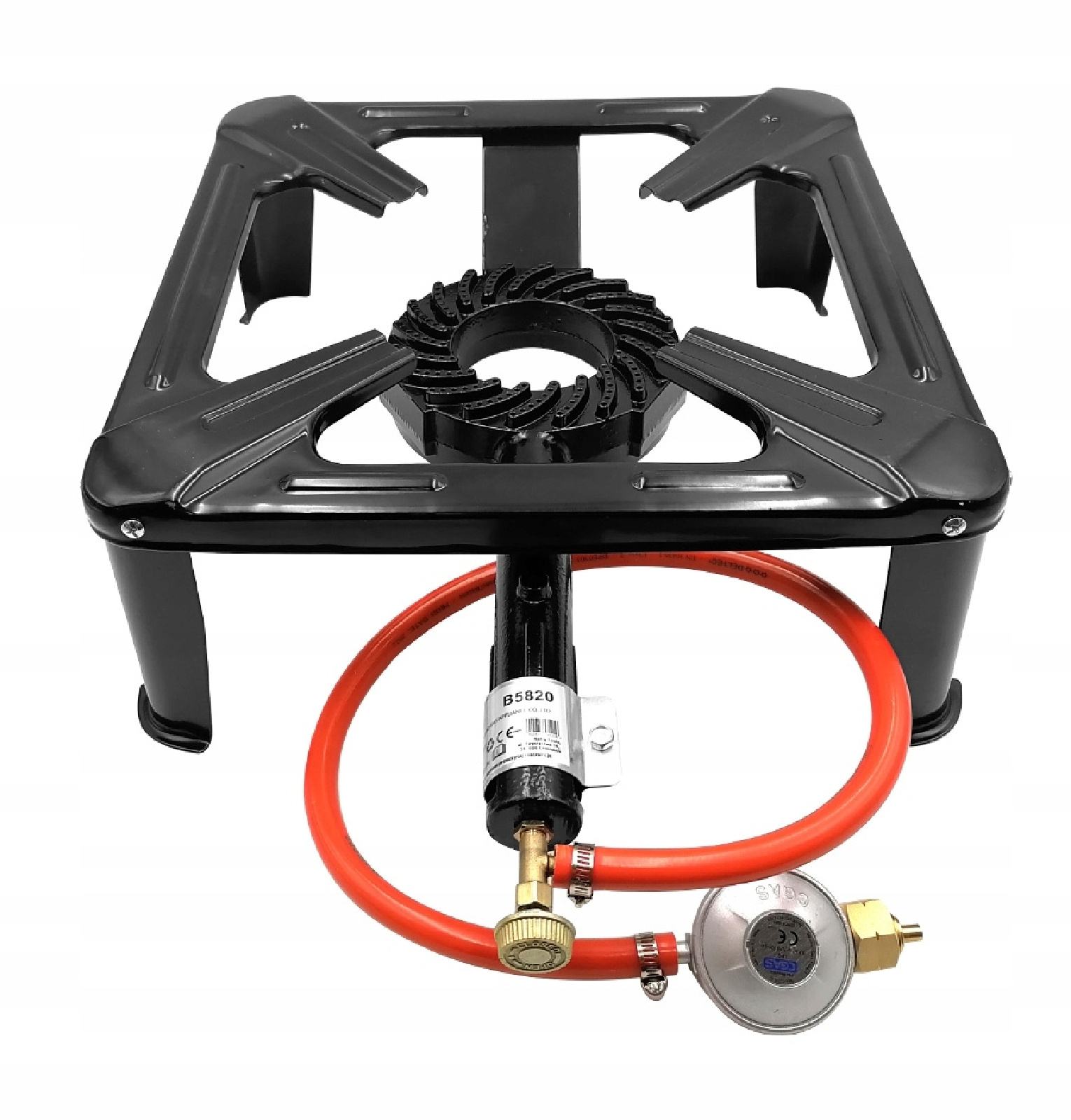 Plinski plamenik sa 4 noge 6,5kW+plinsko crijevo+plinski regulator