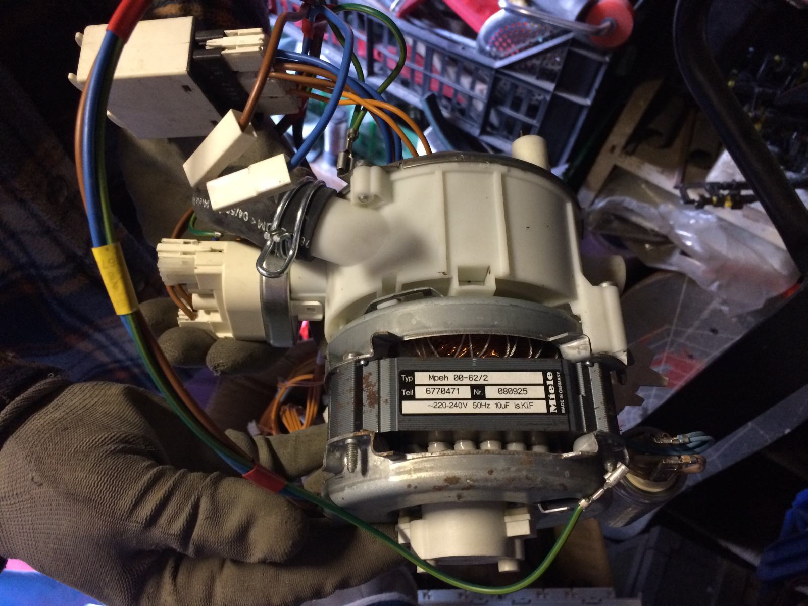 MIELE cirkulacijska pumpa za perilicu posuđa - Mpeh 00-62/2+dijelovi