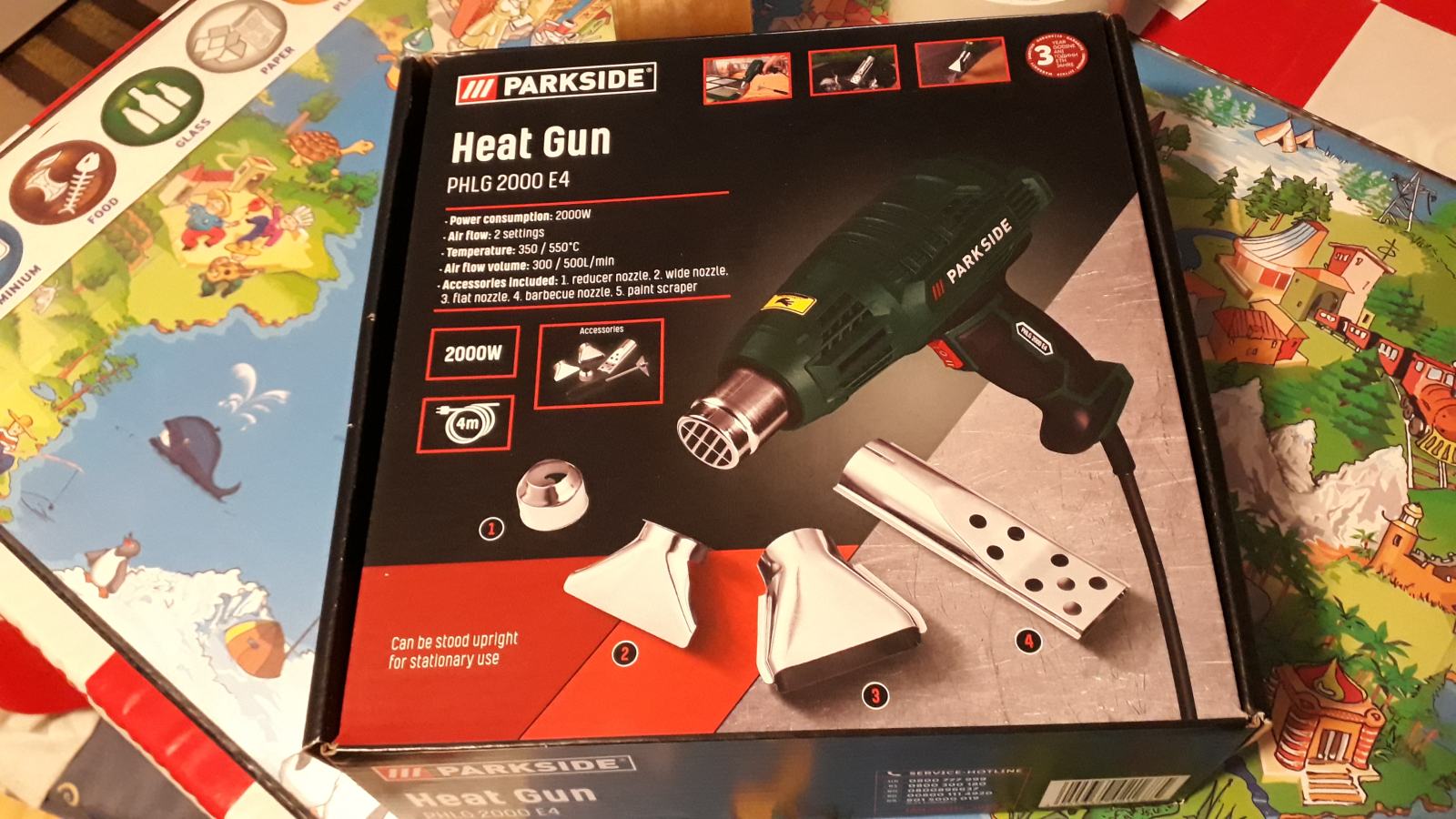 Parkside Heat Gun PHLG 2000 E4 - Pištolj za vrući zrak