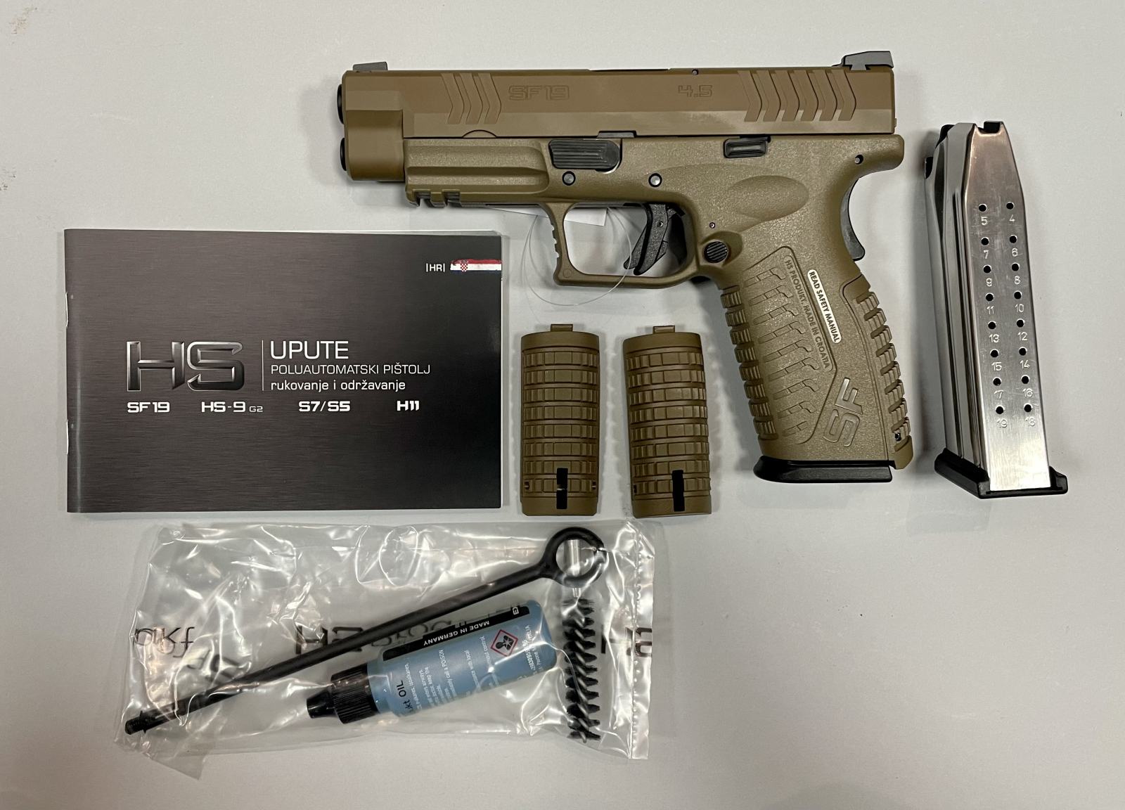 Hs Pištolj Hs SF19 4,5 AFDE 9x19mm **Akcija**,Novo u Trgovini