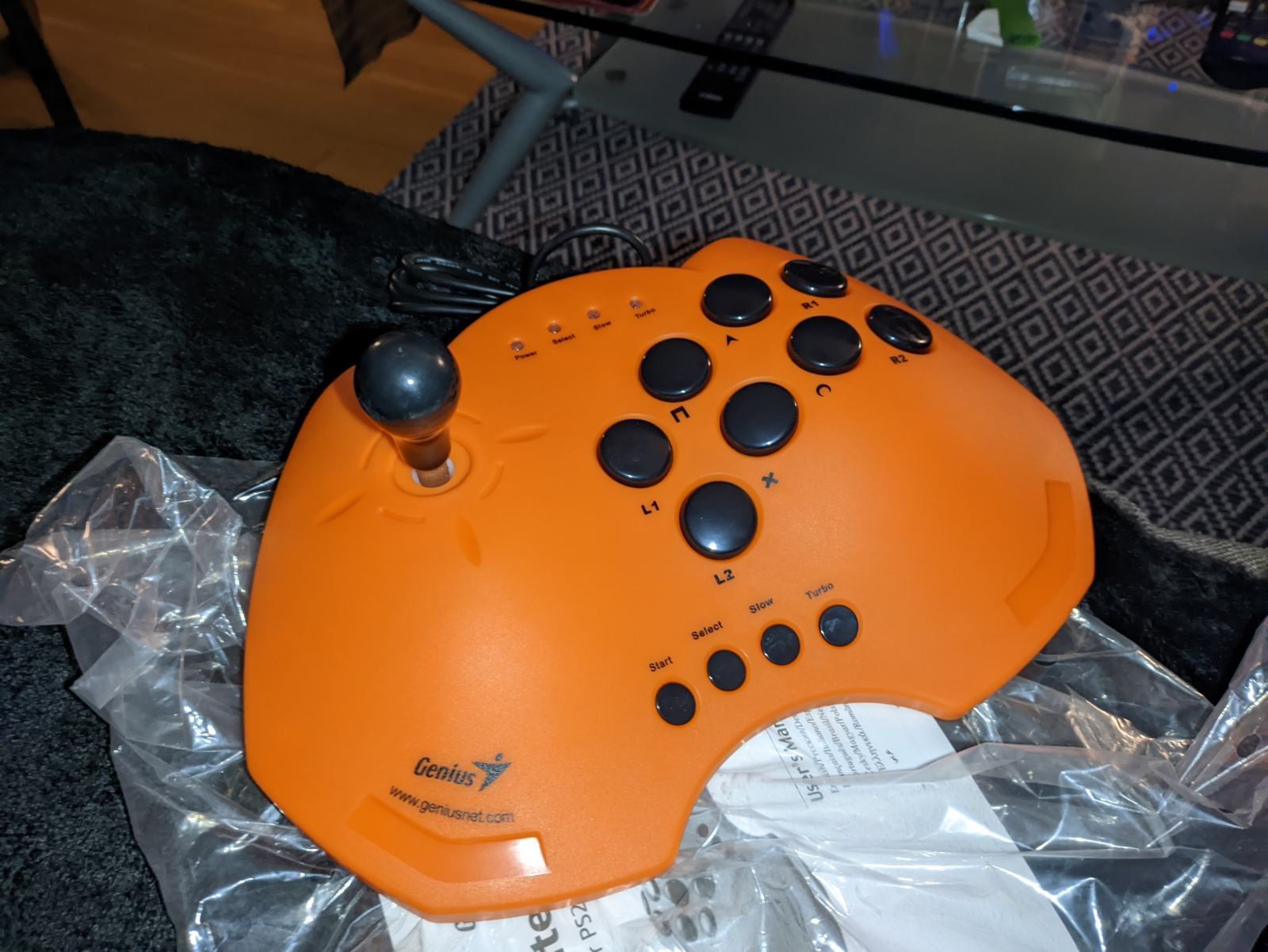 Genius MaxFighter Ps Arcade stick (PS2 kontroler)