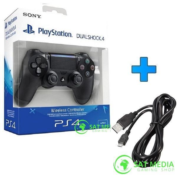 PS4 DualShock 4 V2 Controller Crni+kabel.novo,račun,gar 1 god