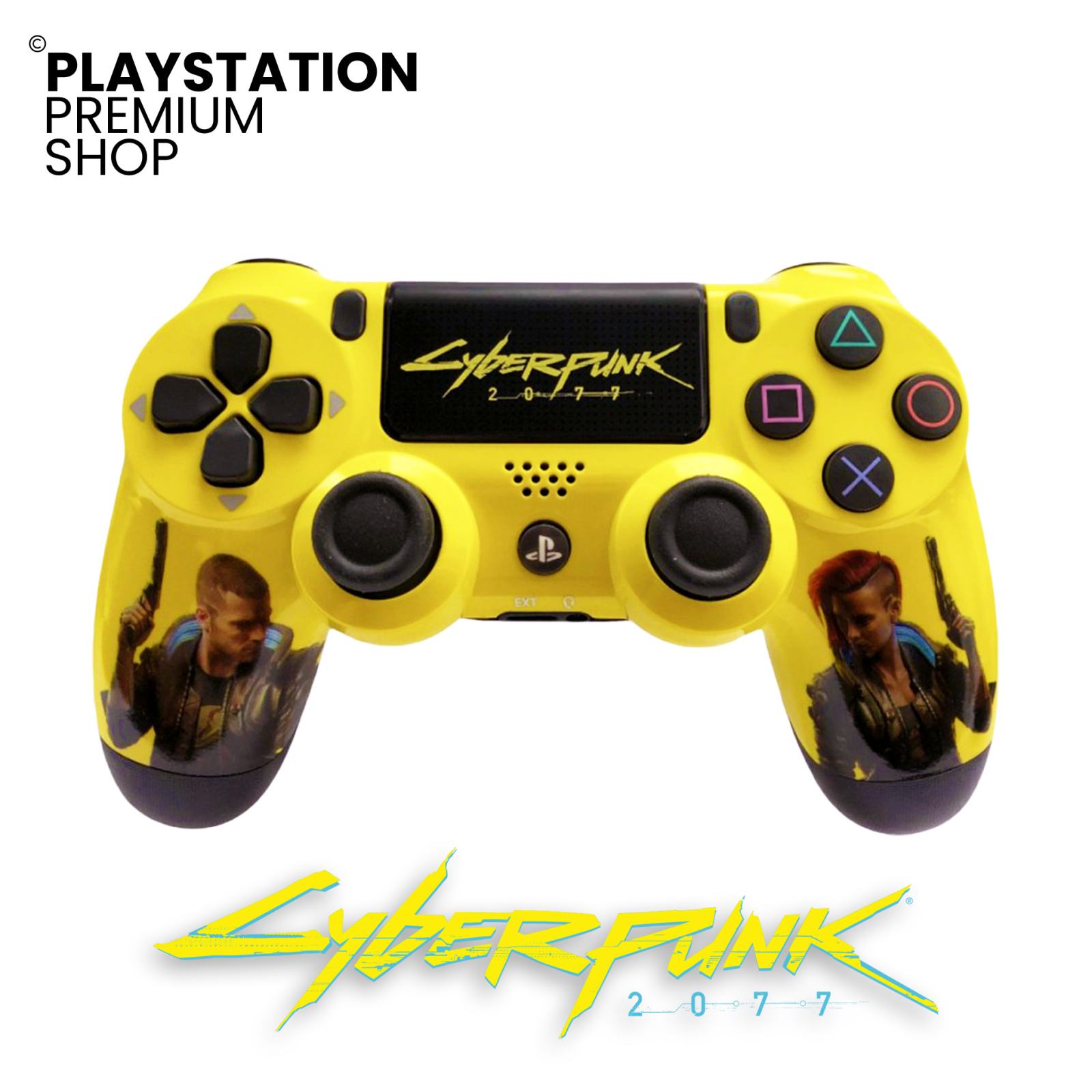 PS4 DualShock 4 V2 Custom Wireless Controller - CYBERPUNK
