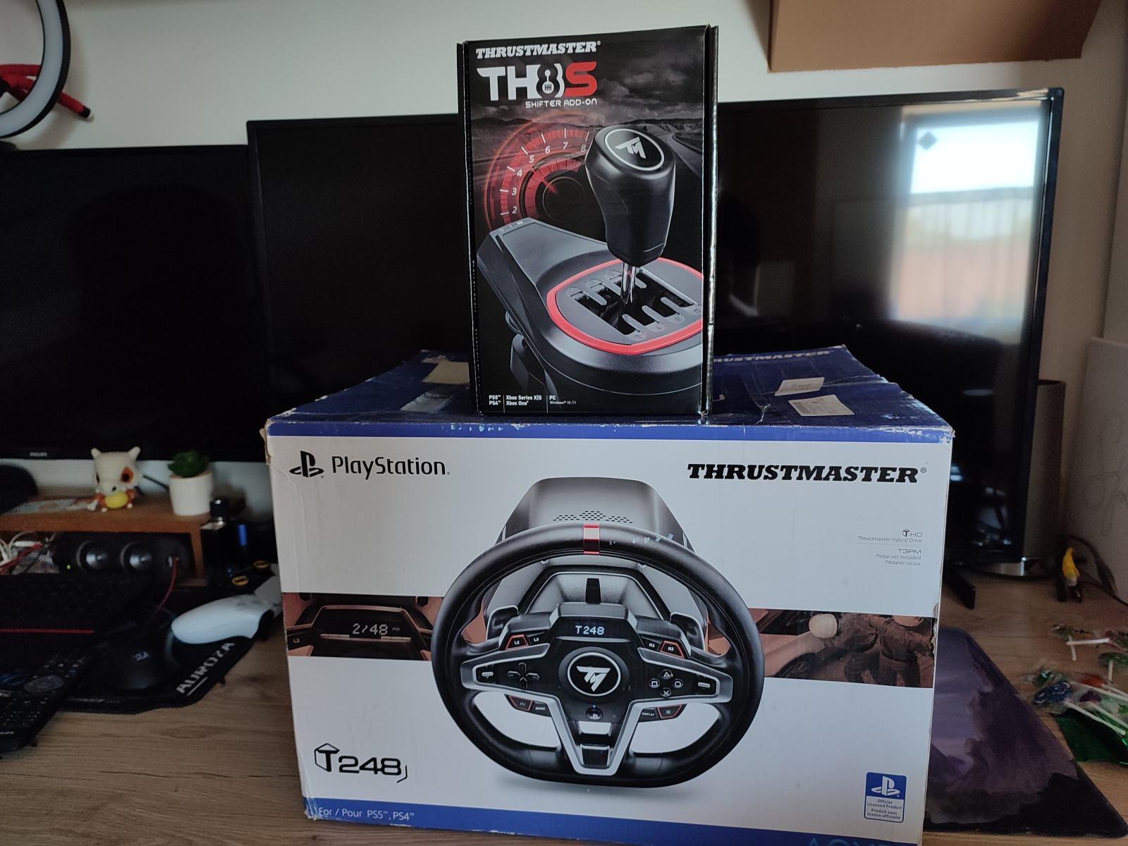 THRUSTMASTER T248 + TH8S SHIFTER PS4/PS5/PC