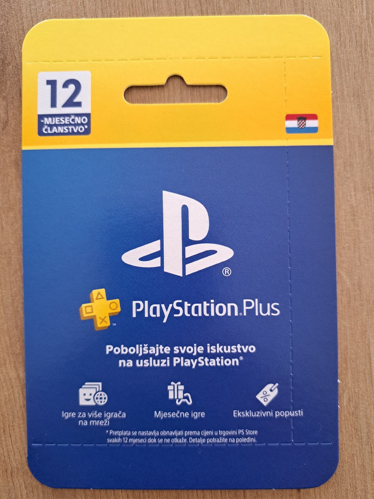 Playstation plus card 365 dana