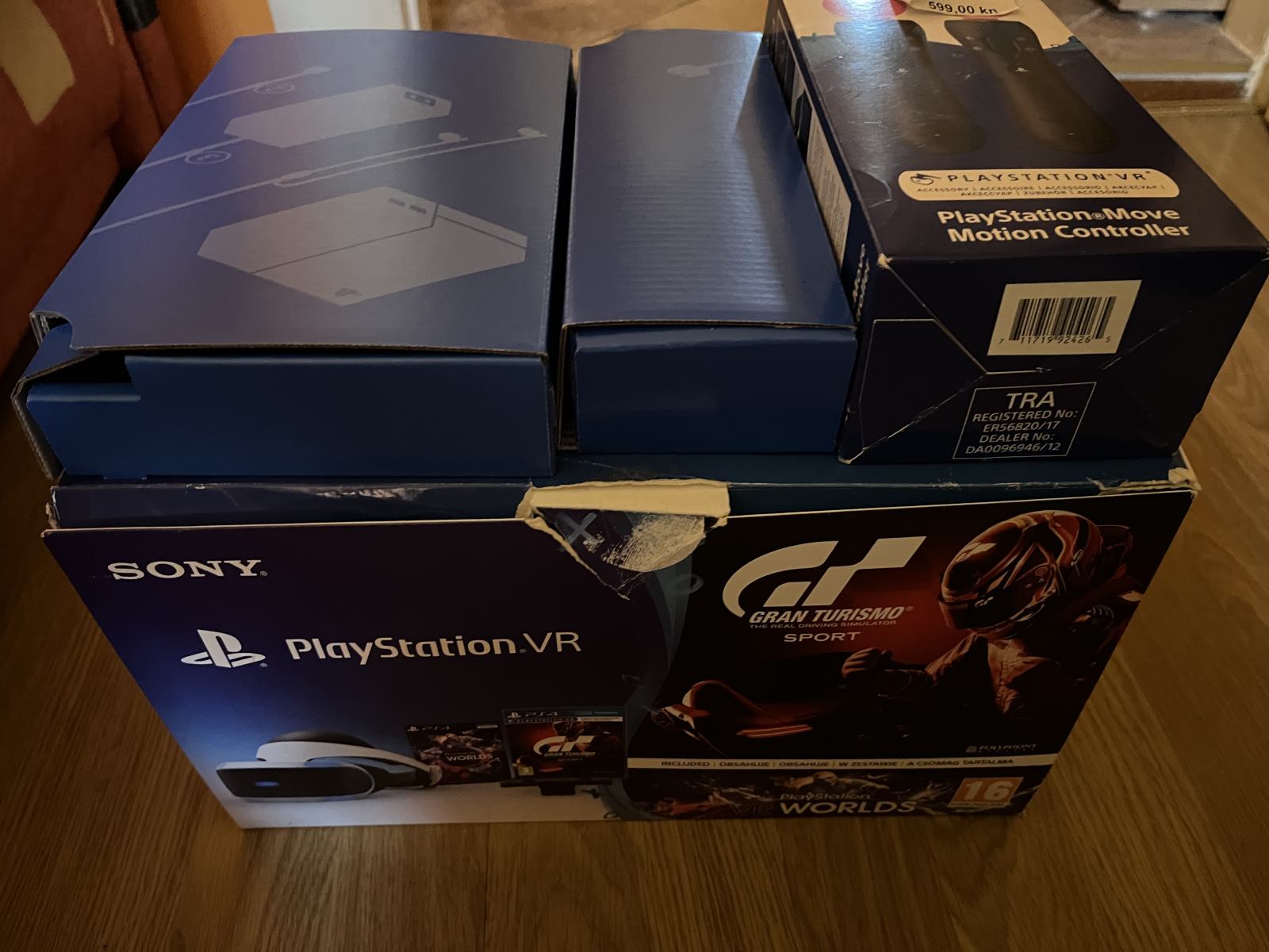 Ps vr + motion controllers + kamera