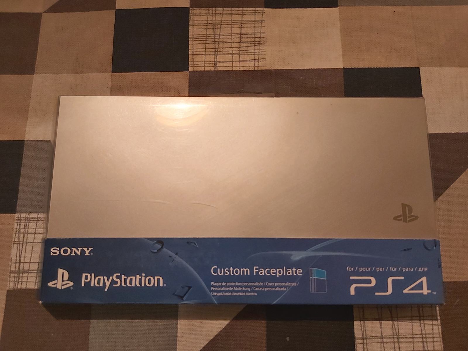 PS4 Custom Faceplate Silver
