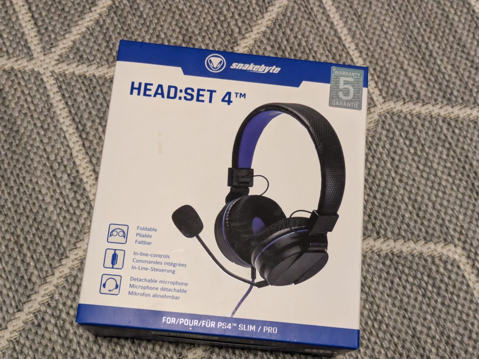 Snakebyte headset 4, PS 4 slim/pro, rasprodaja, akcija!