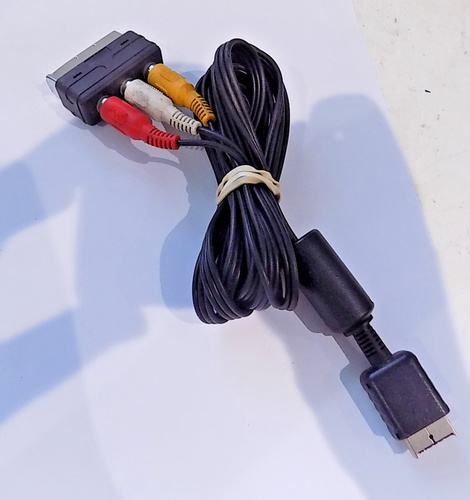 Sony PlayStation 2 Ps1 Ps2 Ps3 Composite Cinch Tv Av Kabal plus scart