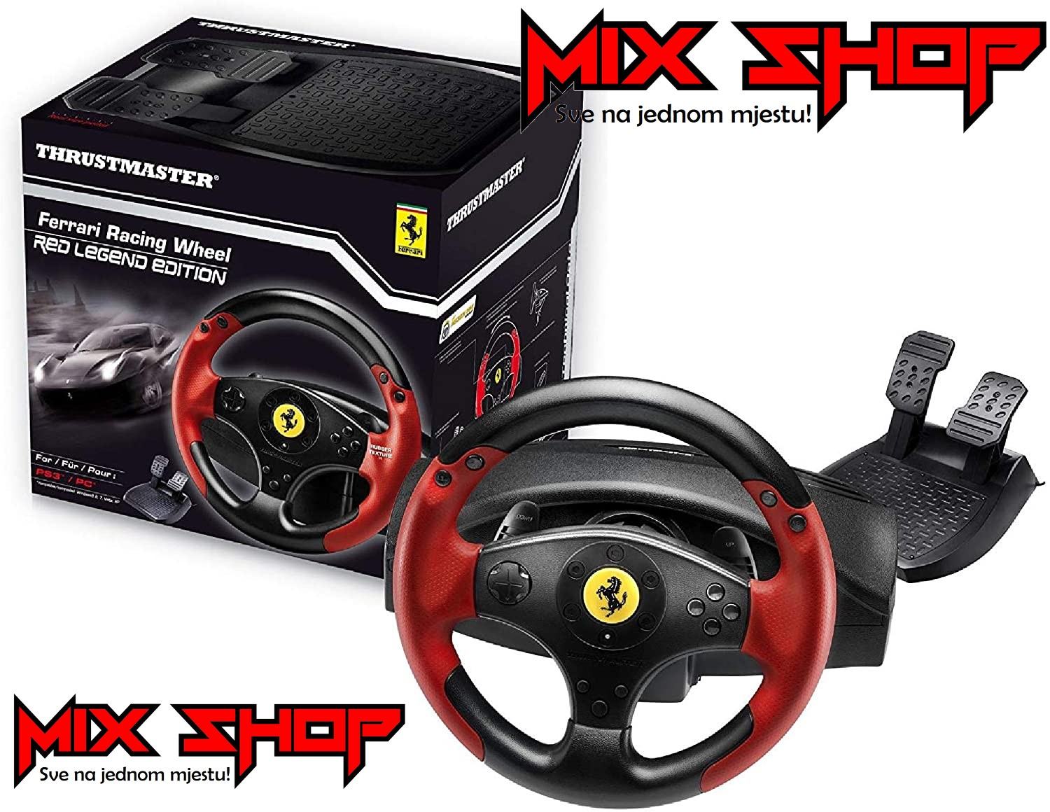 THRUSTMASTER FERRARI Red Legend Edition VOLAN za PS3 Playstation 3