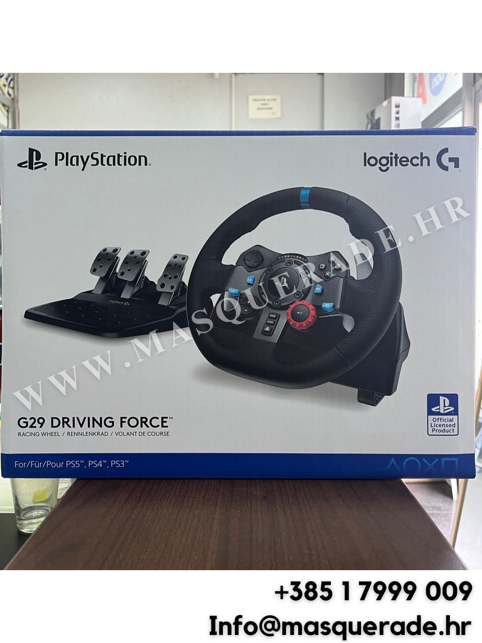 Volan Logitech G29 Driving force za PS5, PS4, PC NOVO Rač. PDV 36 RATA