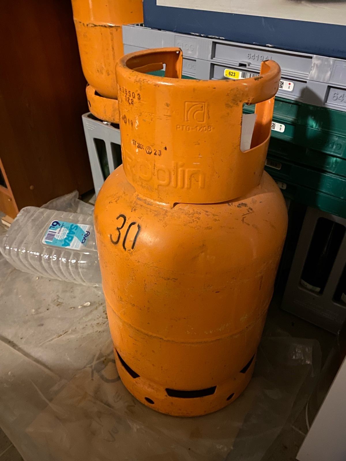 Plinska boca od 10 kg, prazna