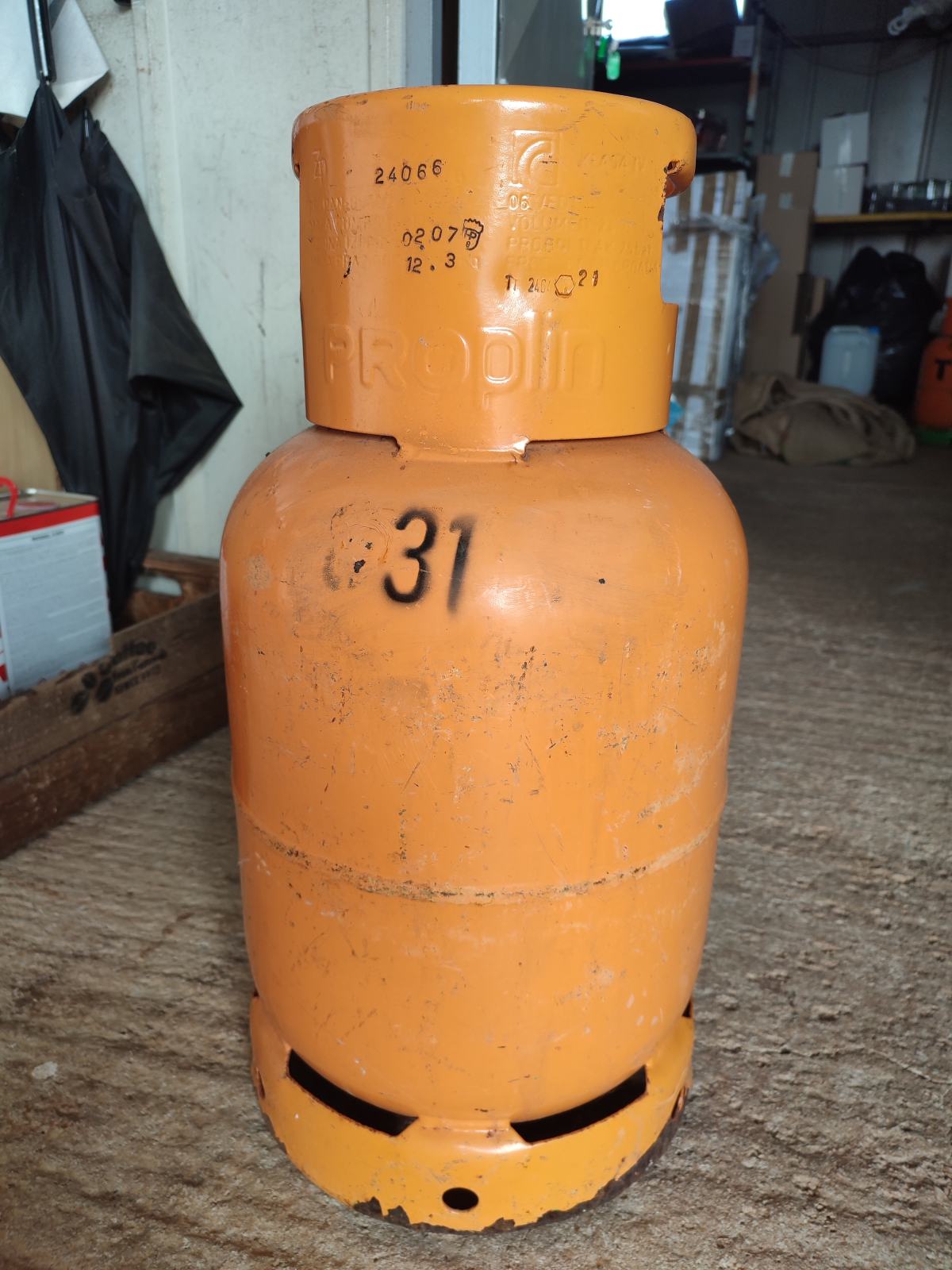 Plinska boca 10kg - prazna