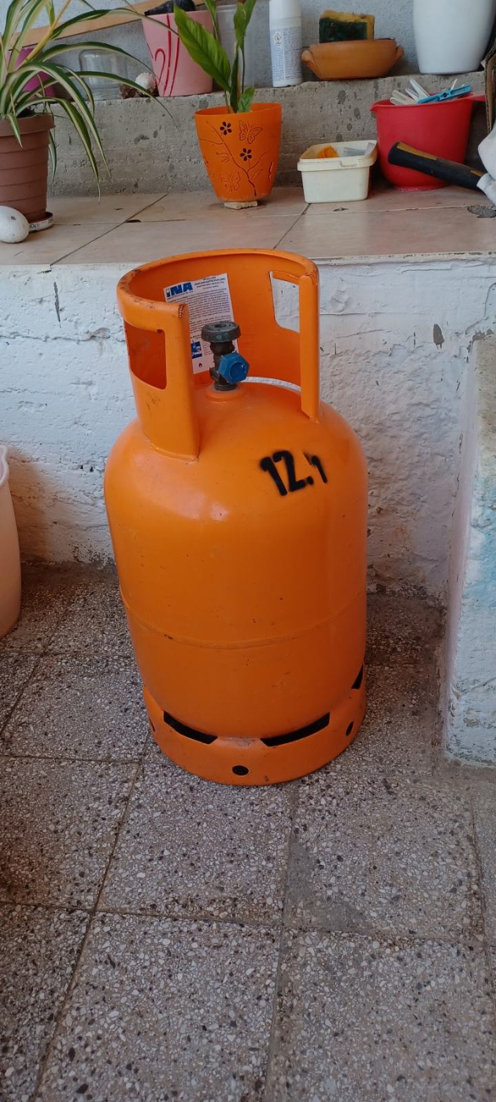 Prazna plinska boca, 12 litara
