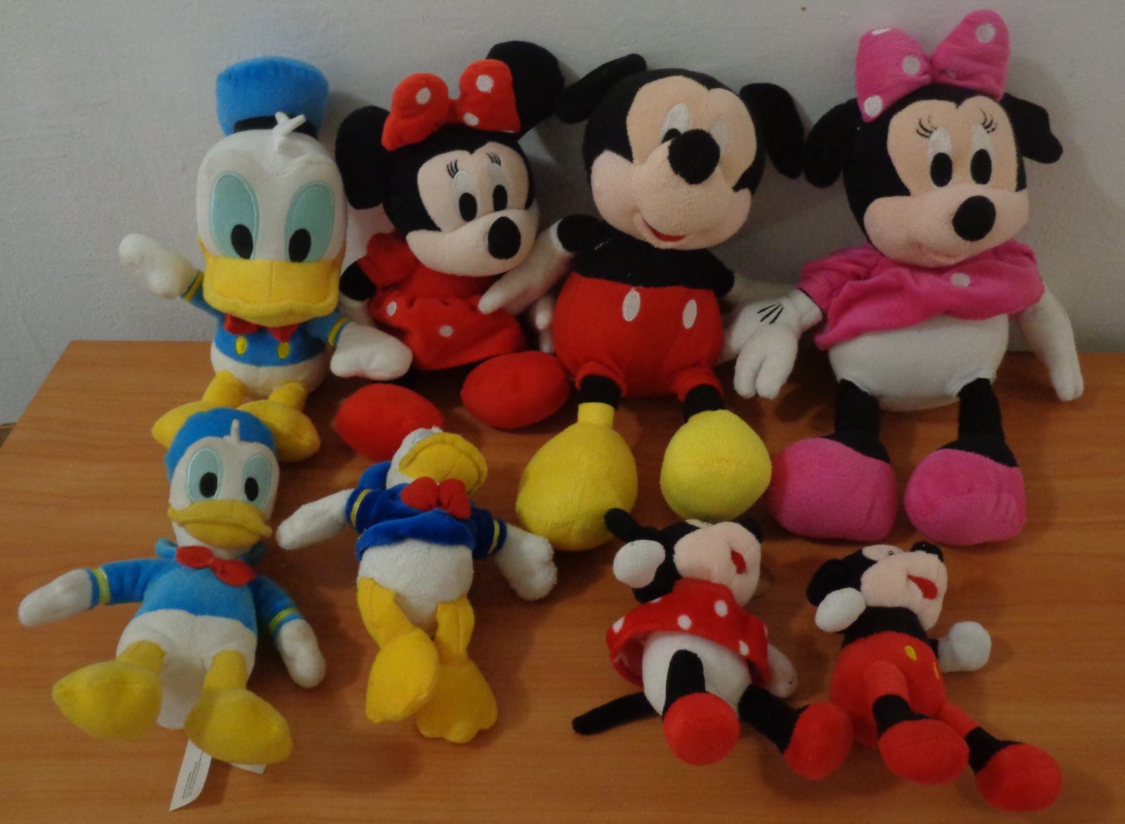 Plišane igračke Walt Disney Miki, Mini, Pajo 8 komada
