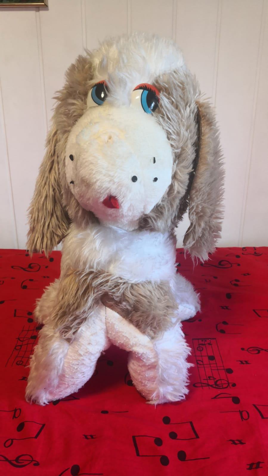 Plišani pas - vintage retro dječja igračka