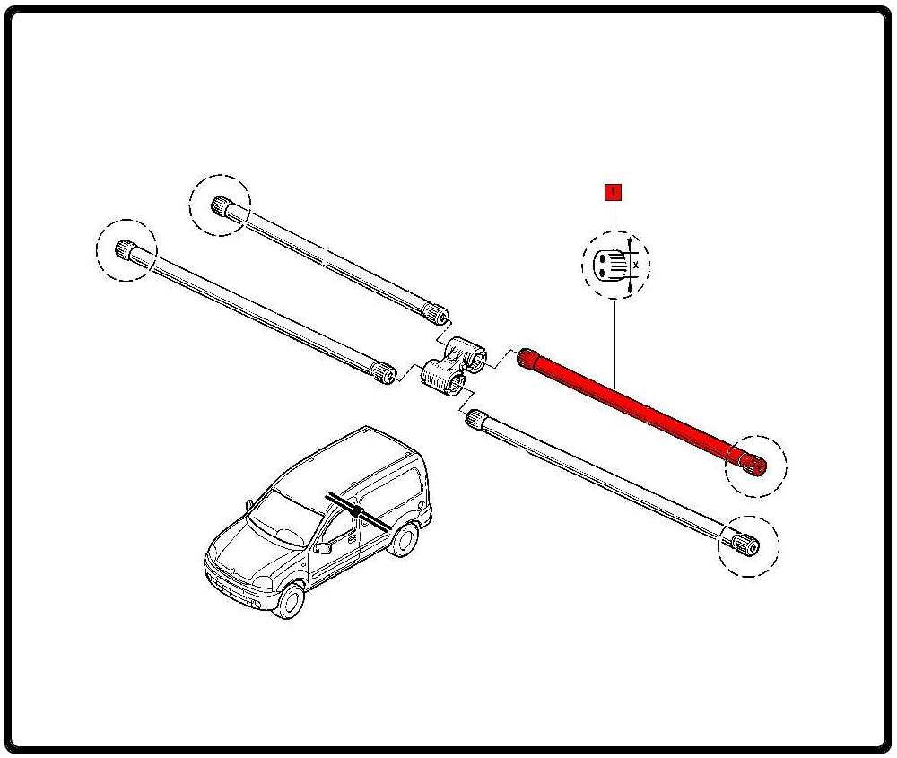 TORZIONA OSOVINA RENAULT KANGOO