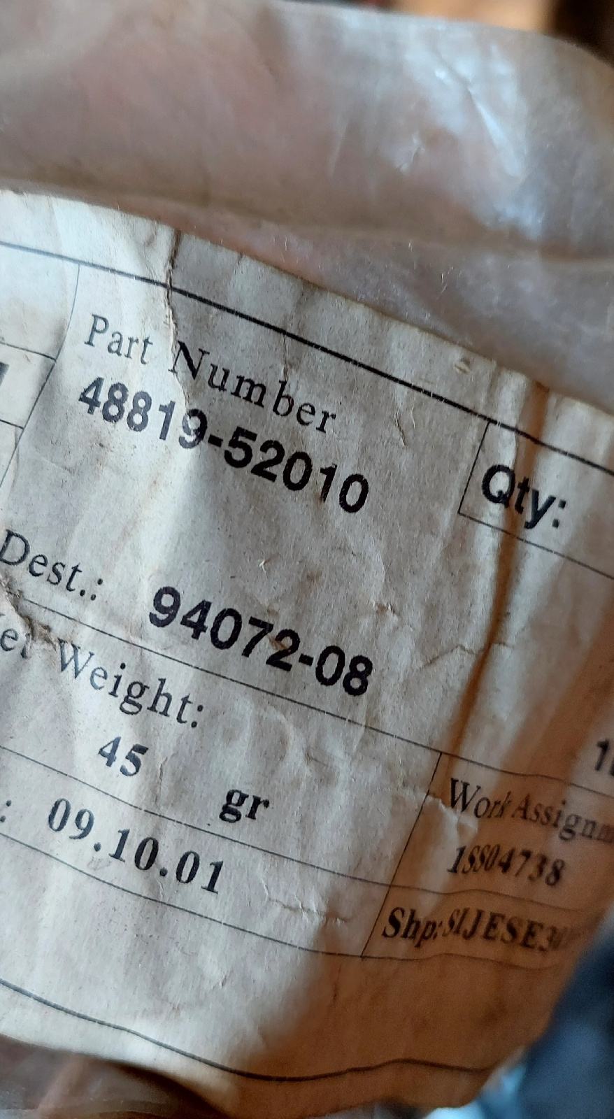 TOYOTA VIJAK, PREDNJI STABILIZATOR (4881952010)