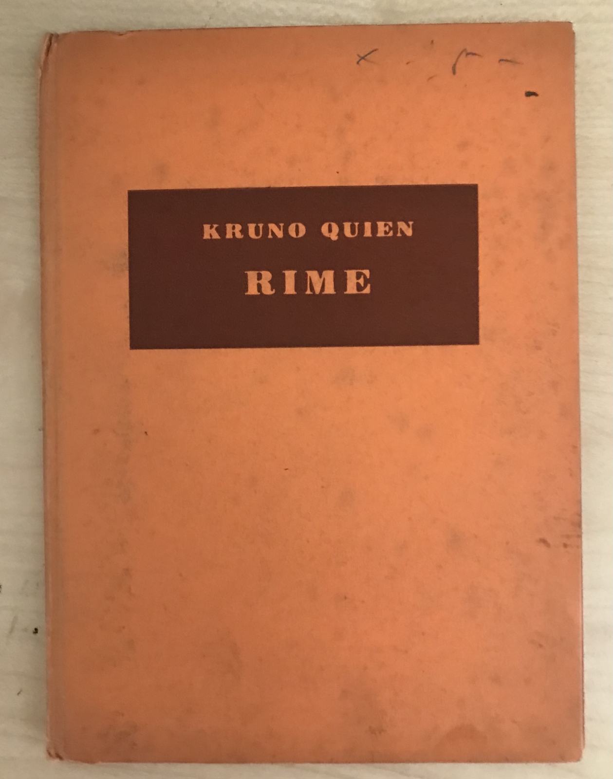Quien,Kruno : Rime