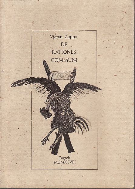 VJERAN ZUPPA - DE RATIONES COMMUNI