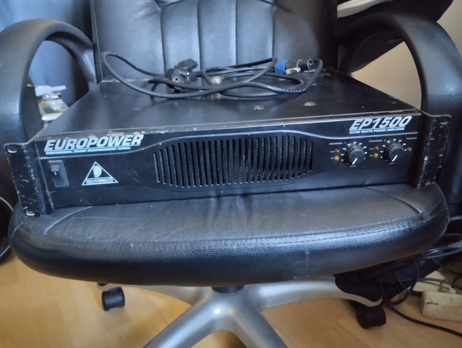 Behringer EP 1500 EUROPOWER poweramp