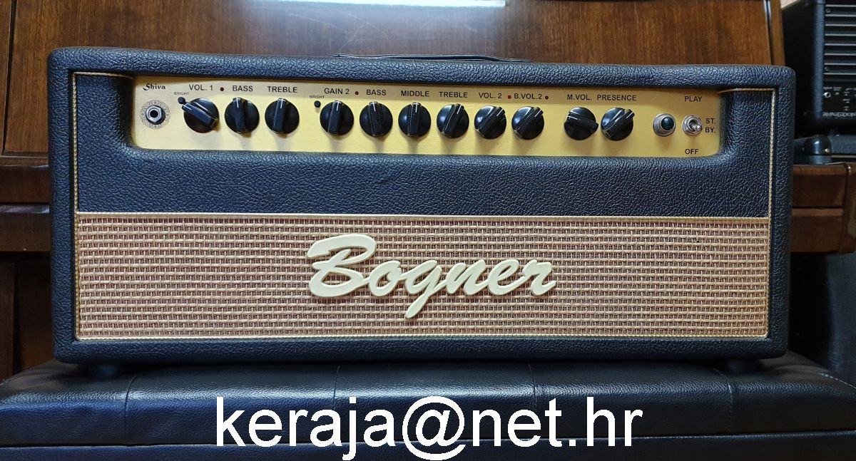 Bogner Shiva EL34 80-watt Tube Head with EL34 Tubes and Dual Reverb