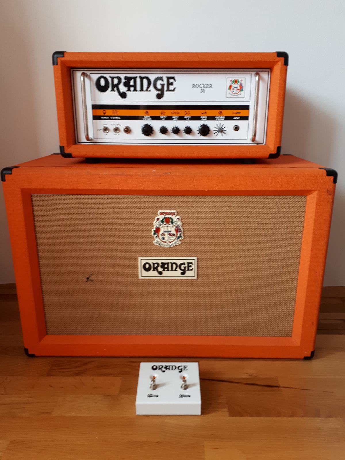Orange Rocker 30 pojačalo i Orange PPC 212 box - Made in England