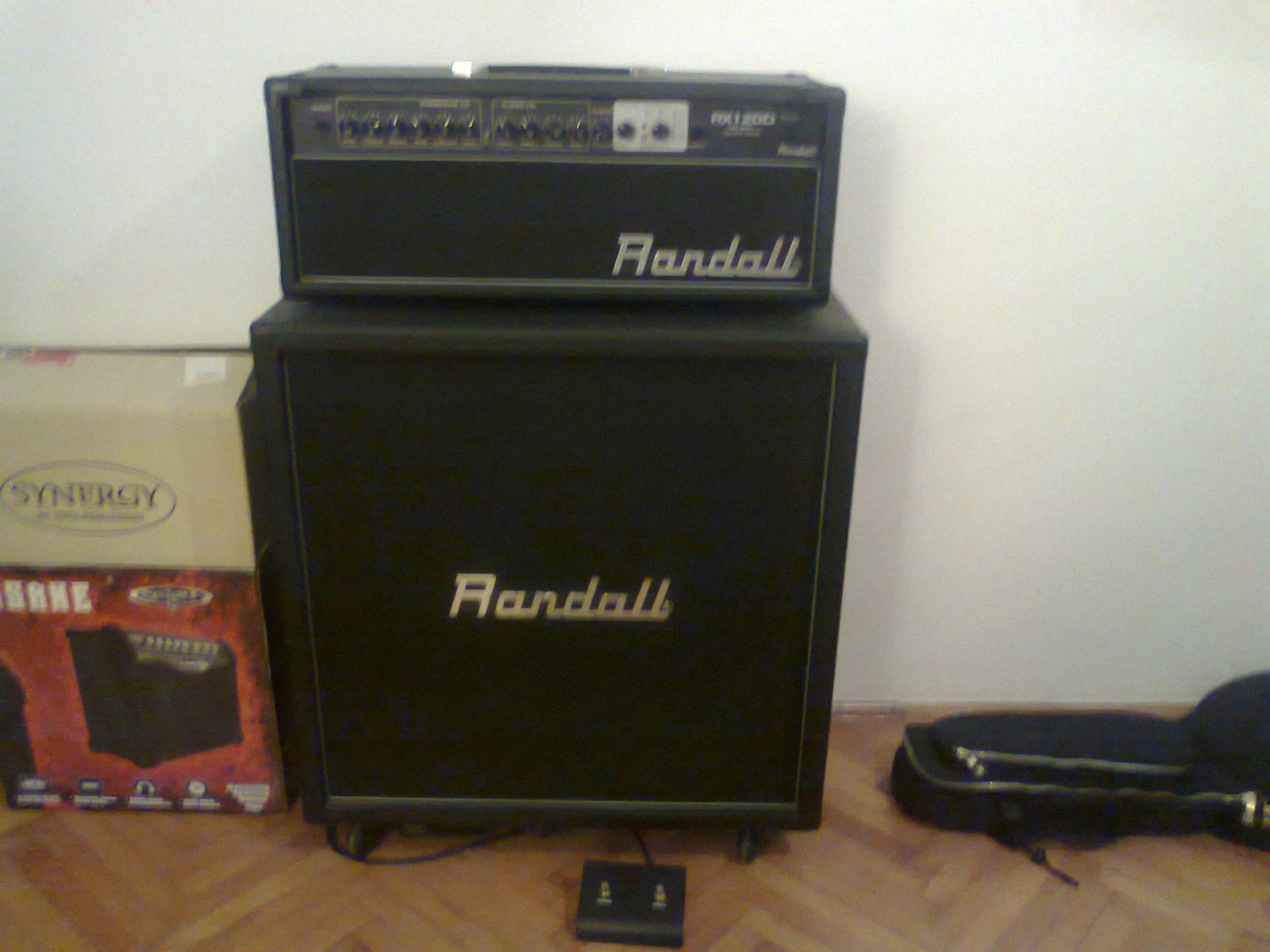 Randall RX120D pojačalo + box RX412 + Zoom A2 pedala