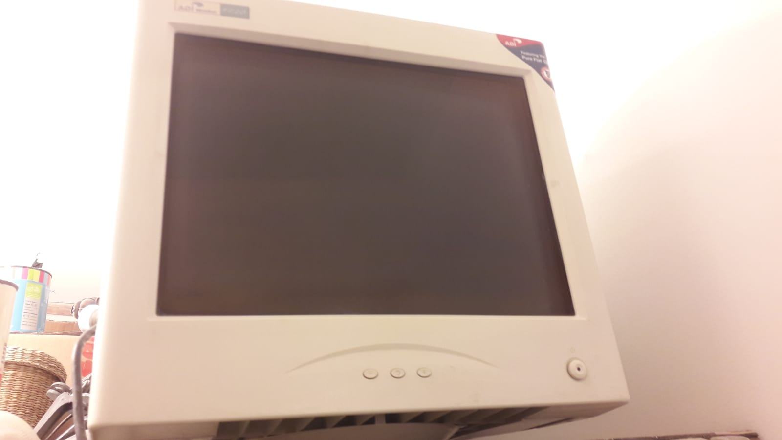 CRT monitor ADI Microscan flat