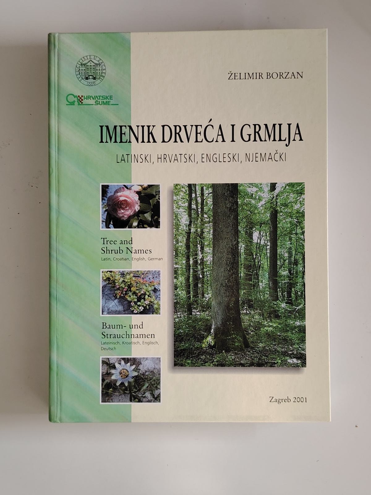 Borzan - Imenik drveća i grmlja