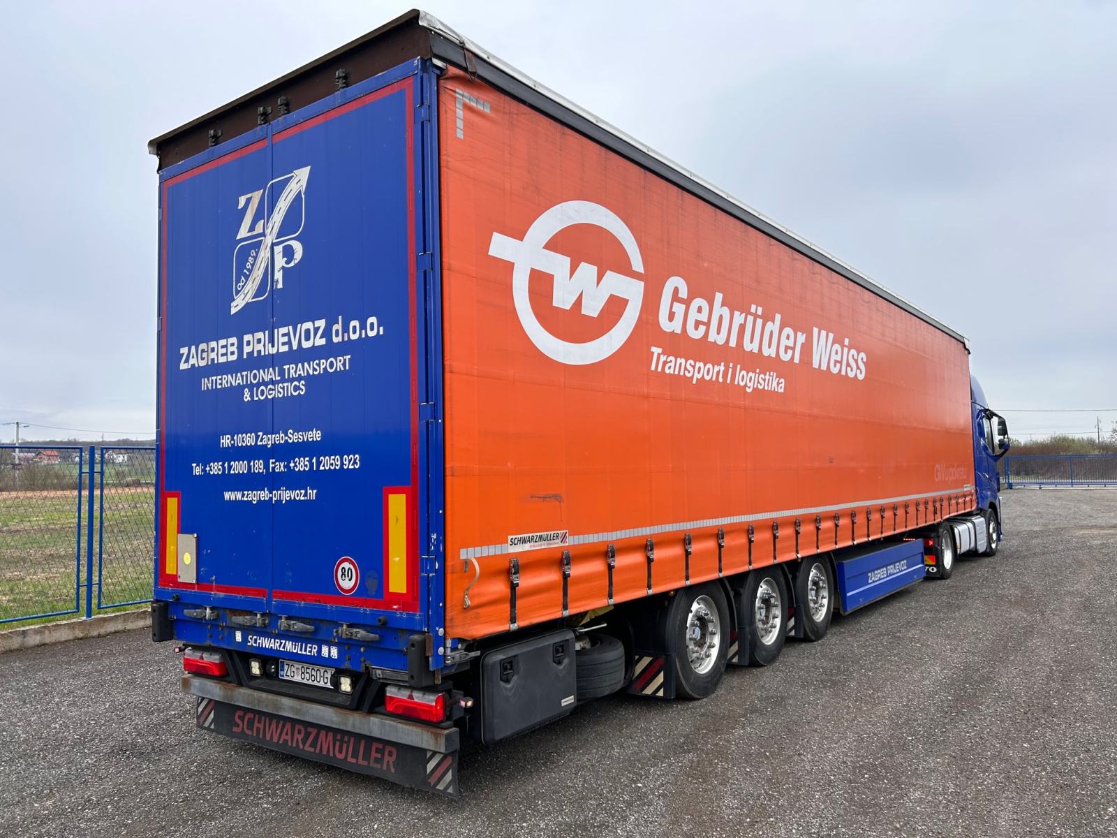 Schwarzmuller S1 mega (vario) 22.5 gume, 2017 god.