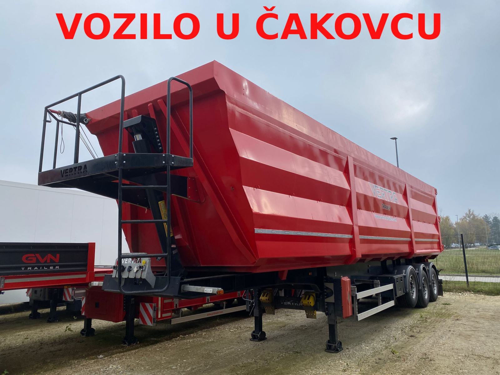 VERTRA TRAILER N3KA10 kiperica za otpad 64m³ - MOGUĆ NAJAM, 2024 god.