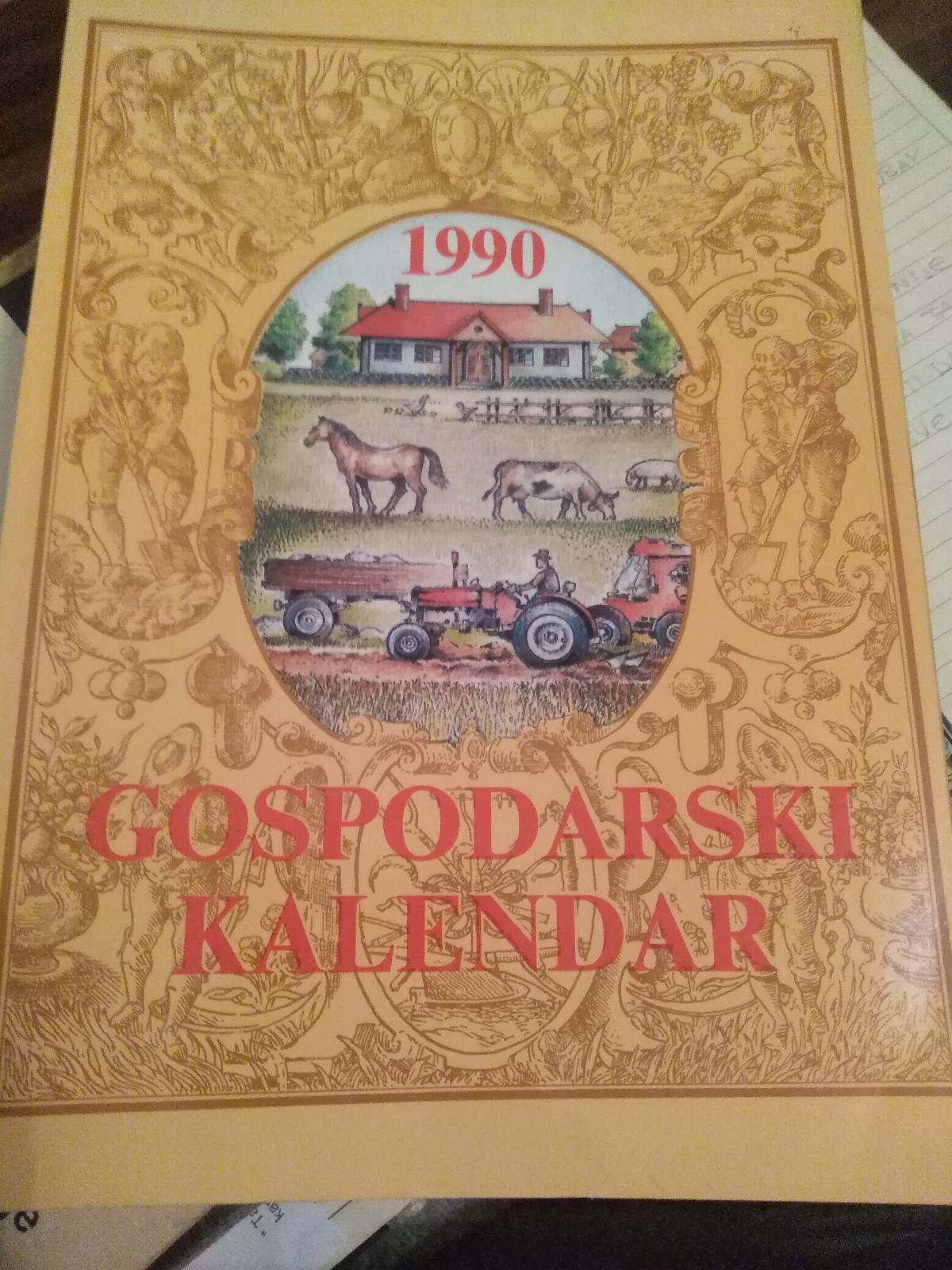 GOSPODARSKI KALENDAR 1990. [BESPLATNA DOSTAVA]