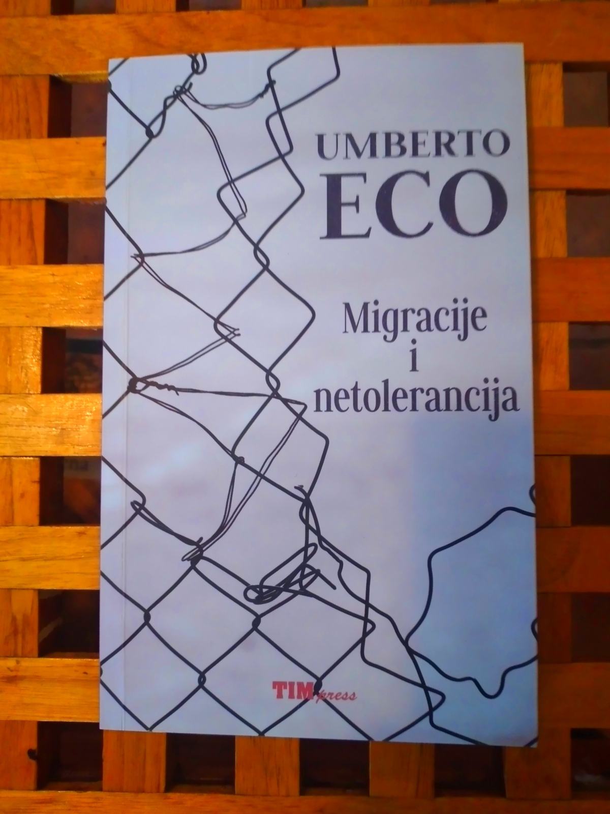 Umberto Eco MIGRACIJE I NETOLERANCIJA ZAGREB 2020
