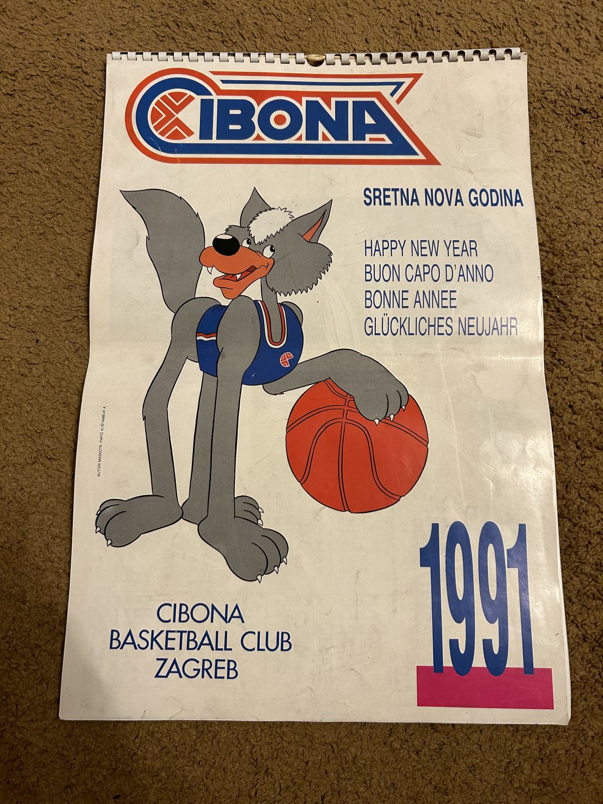 CIBONA-kalendar 1991 godina
